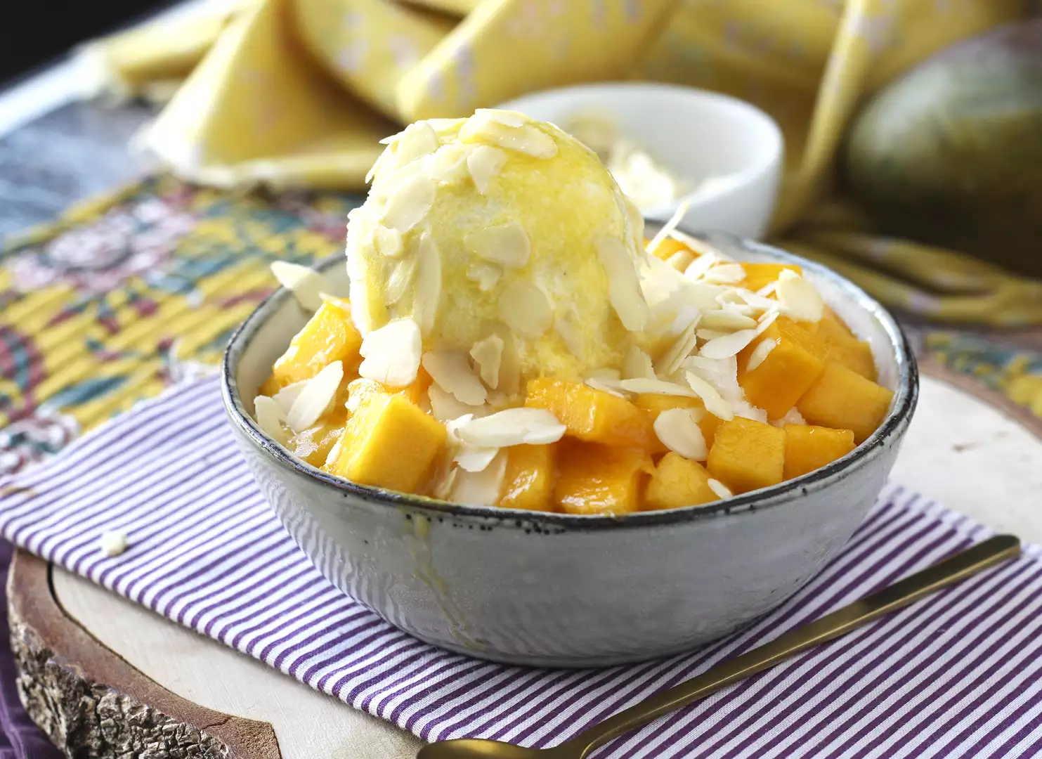 Mango bingsu, pyszny koreański deser z mango, który jest hitem na całym ...